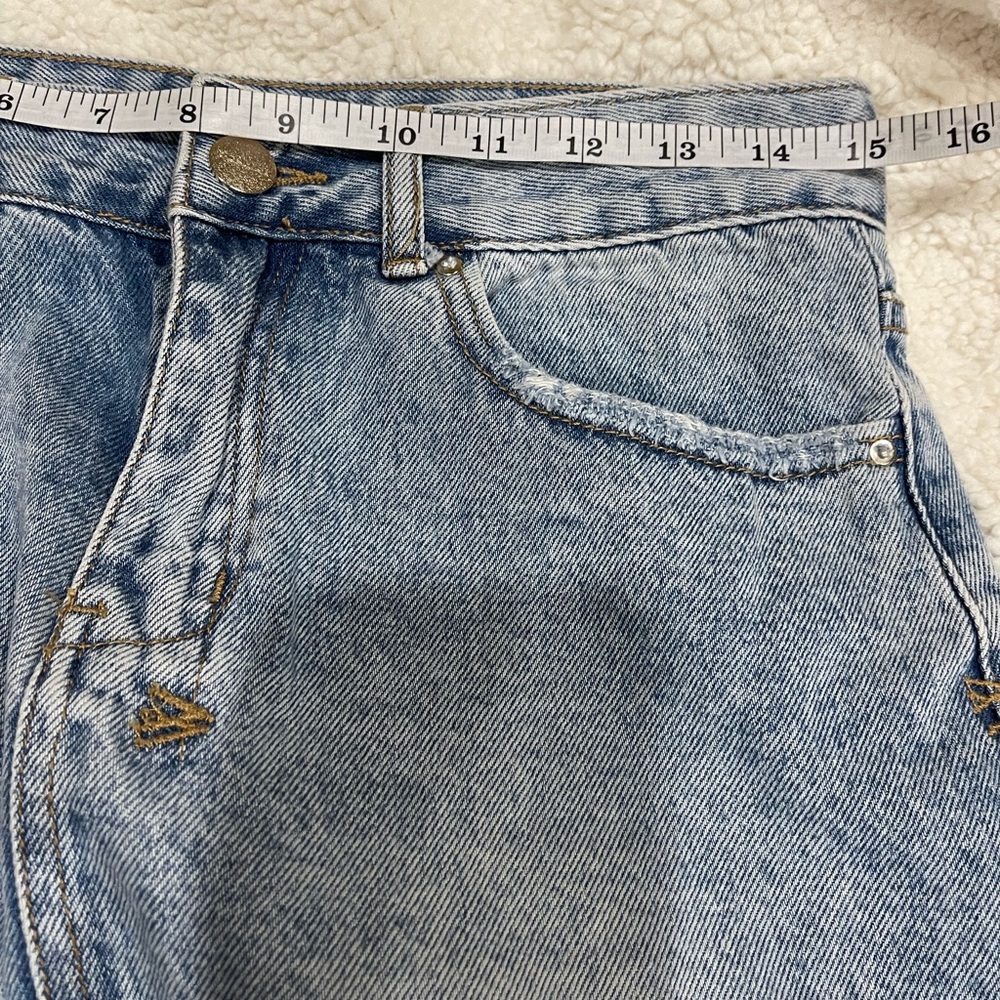 Renuar Mini Denim Skirt - Gem